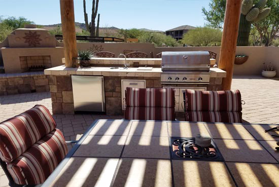 Outdoor Kitchens Mesa by Sonoran Landscape Design, Inc. Arizona 480-252 ...