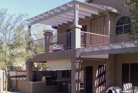 Custom Ramadas and Pergolas Mesa by Sornoran Landscape Design, Inc ...