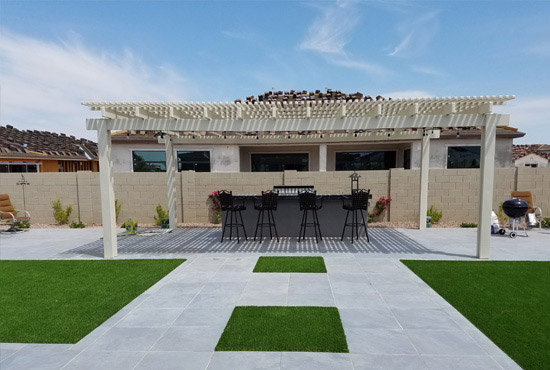 Custom Ramadas and Pergolas Mesa by Sornoran Landscape Design, Inc ...