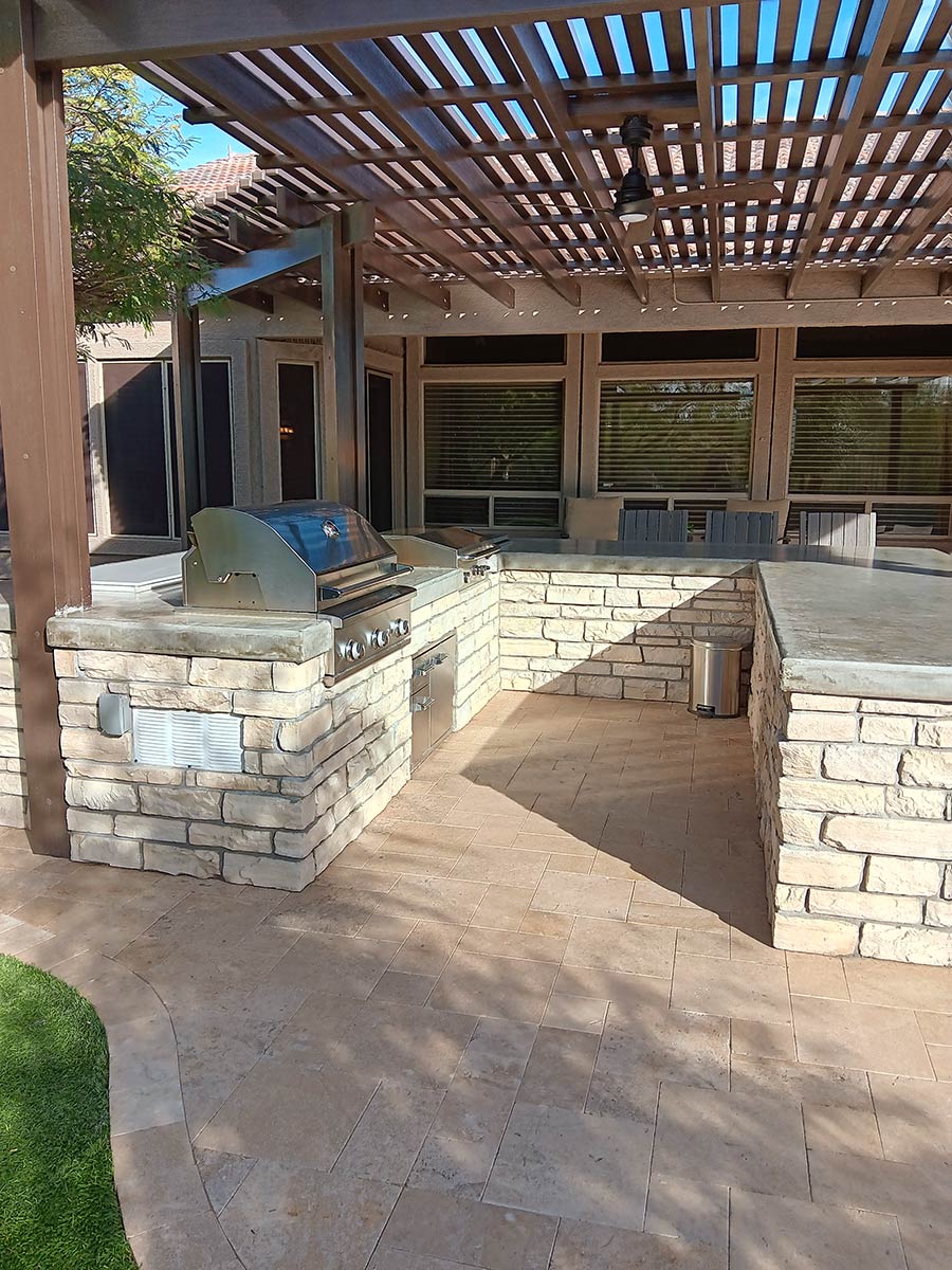Outdoor Kitchens Mesa by Sonoran Landscape Design, Inc. Arizona 480-252 ...